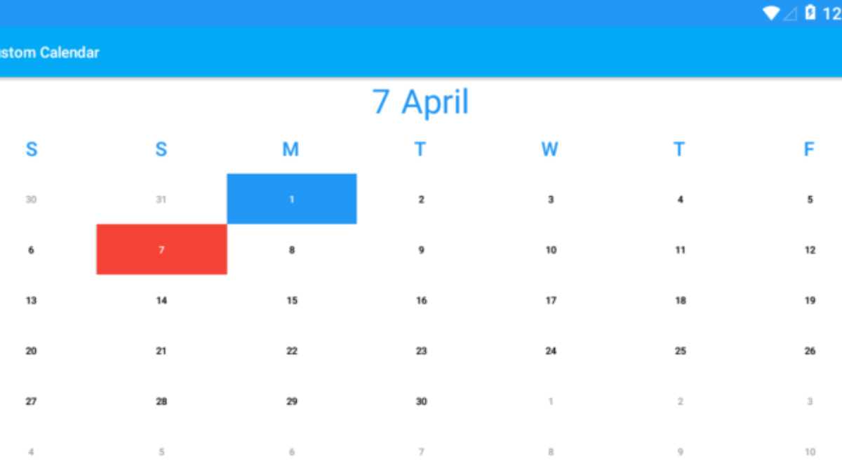 Android Studio Calendarview Selected Text Color Feverdefol